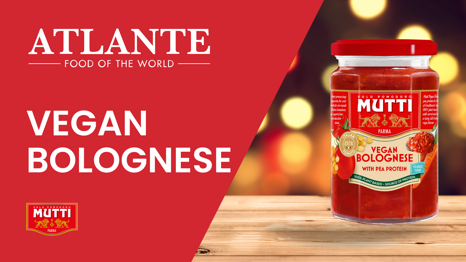 Atlante and Mutti revolutionising the plant based culinary landscape.